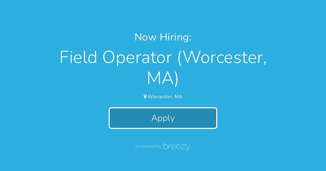 Field Operator (Worcester, MA) at Bear Robotics