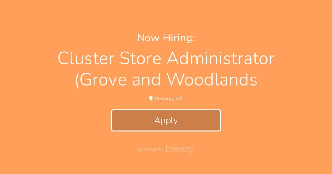 Cluster Store Administrator (Grove and Woodlands at Wellness Warehouse
