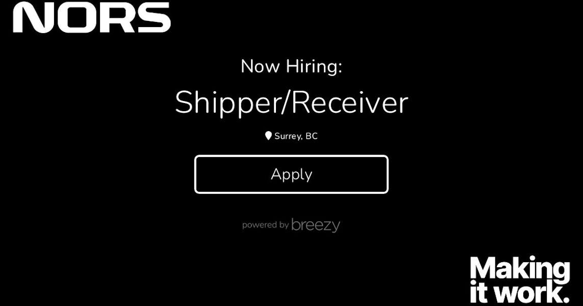 Shipper/Receiver at Nors