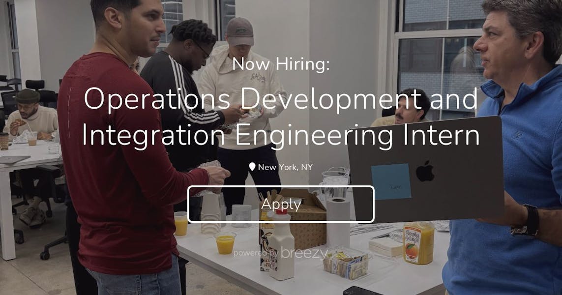 Operations Development And Integration Engineering Intern At Gesture