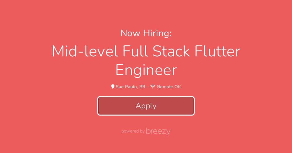 Mid-level Full Stack Flutter Engineer - July through September 2024 at Olly Olly