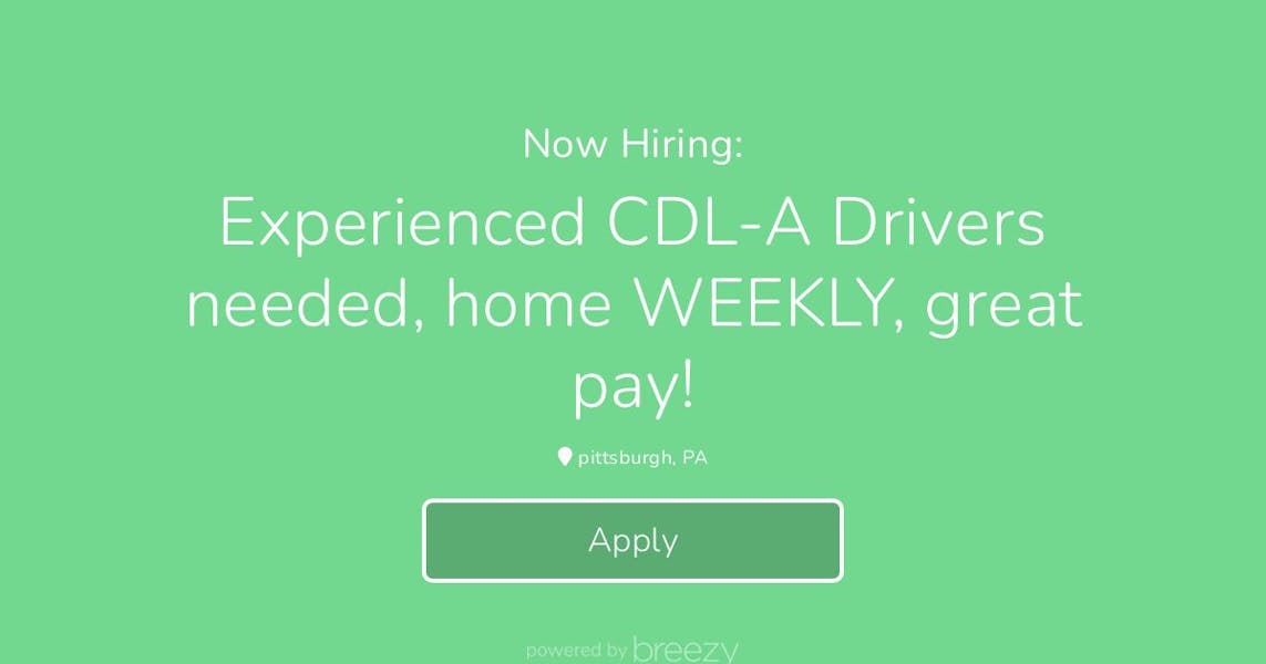 Experienced CDL-A Drivers needed, home WEEKLY, great pay! at Drive Time ...