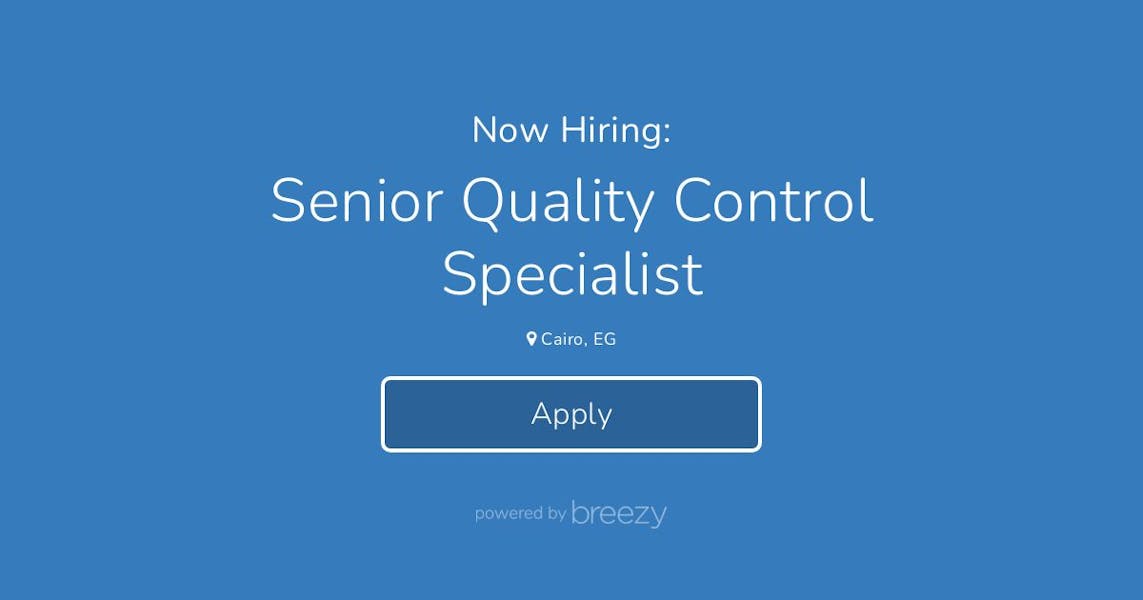 Senior Quality Control Specialist At MaxAB senior-quality-control-specialist-at-maxab