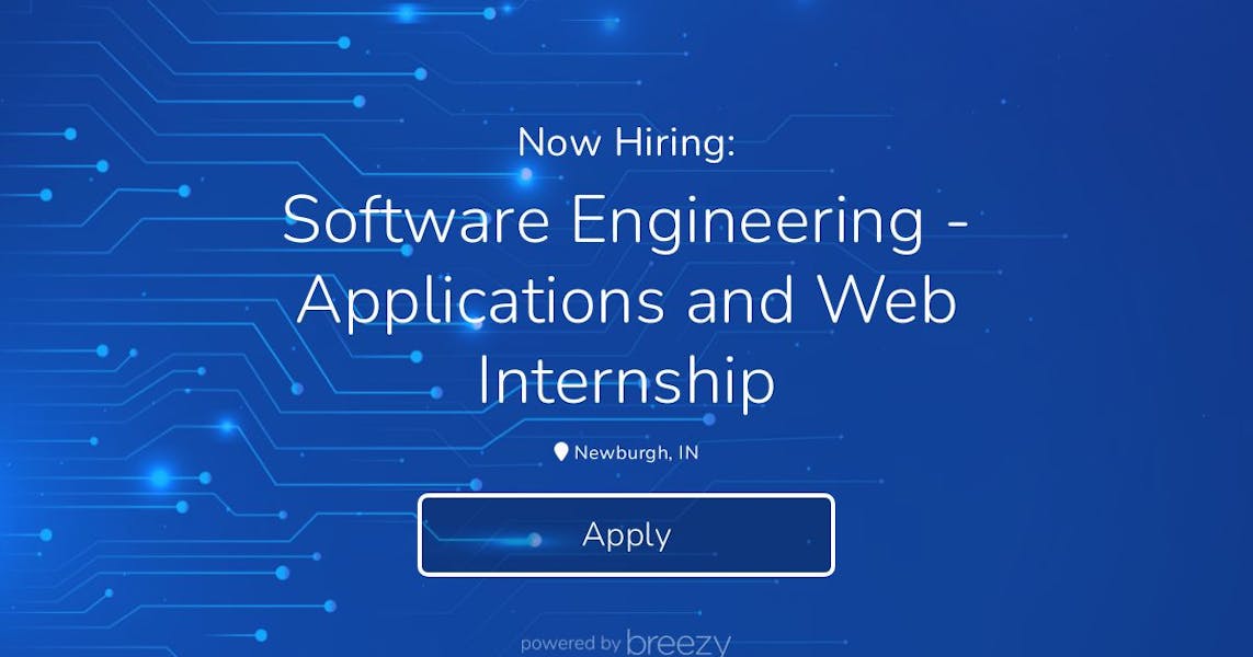 Software Engineering Applications And Web Internship At Matrix Design