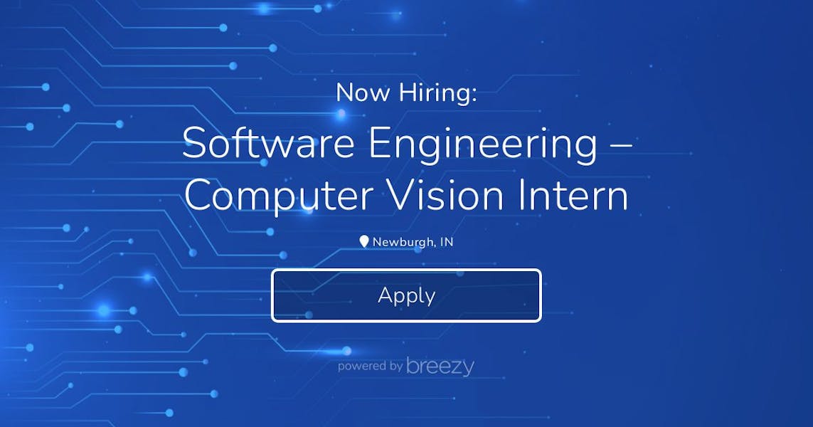 Software Engineering – Computer Vision Intern at Matrix Design Group