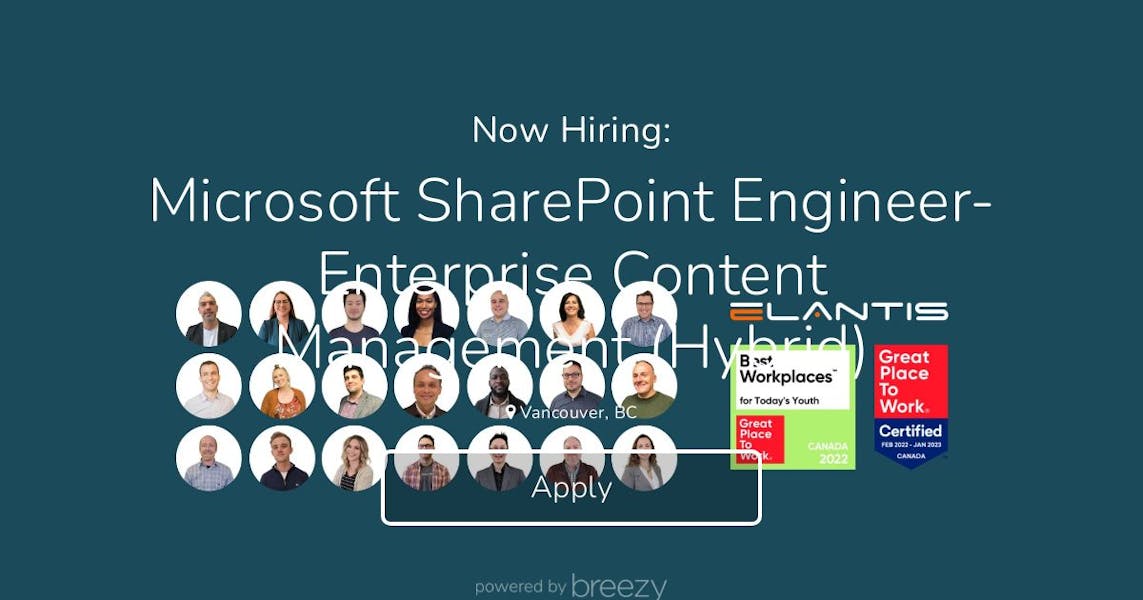 Microsoft SharePoint Engineer- Enterprise Content Management (Hybrid ...