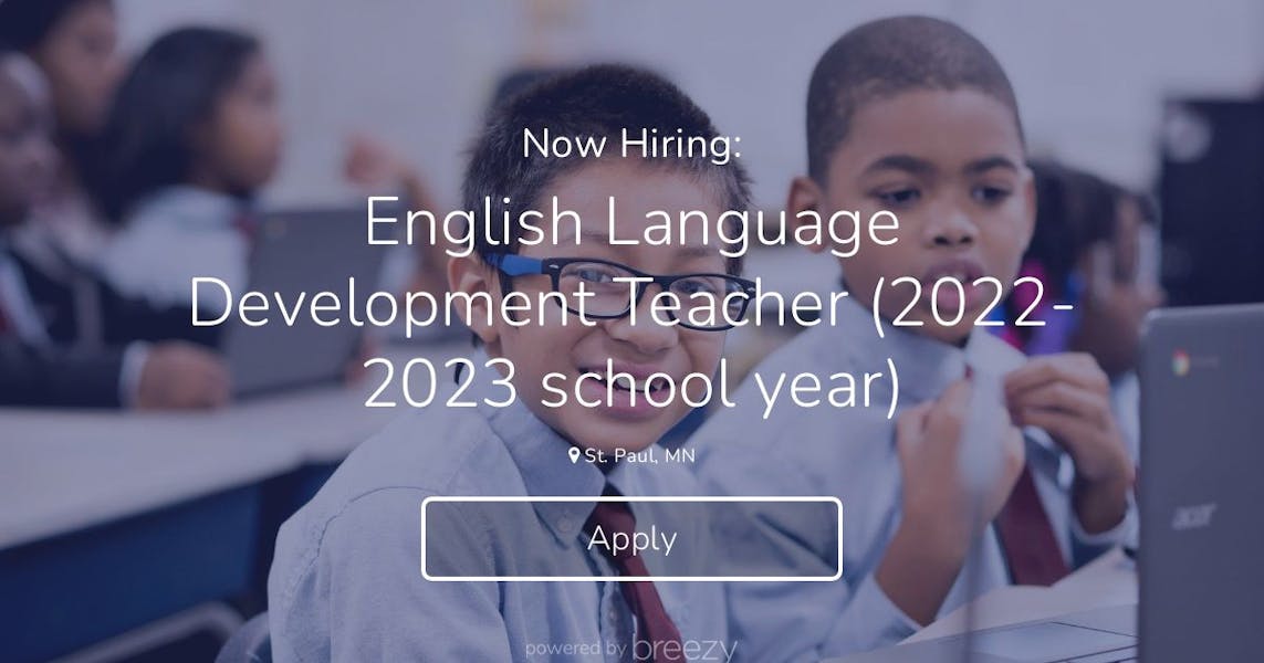 English Language Development Teacher (2022-2023 school year) at Prodeo ...