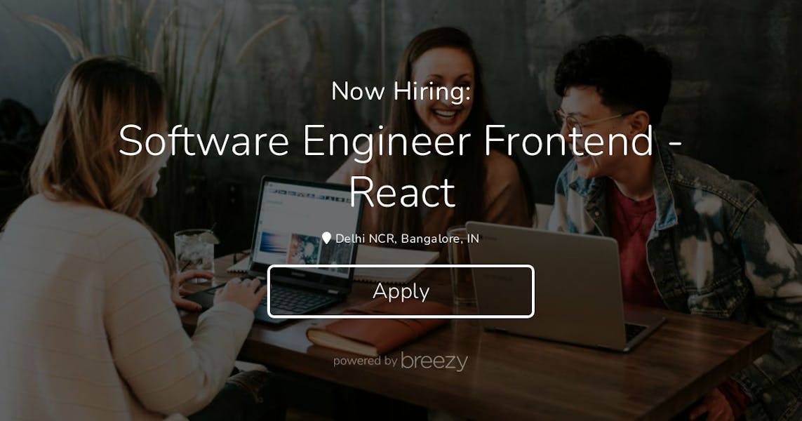 Software Engineer Frontend - React at Uvation