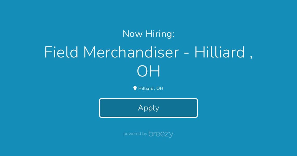 Field Merchandiser - Hilliard , OH at SRS Merchandising