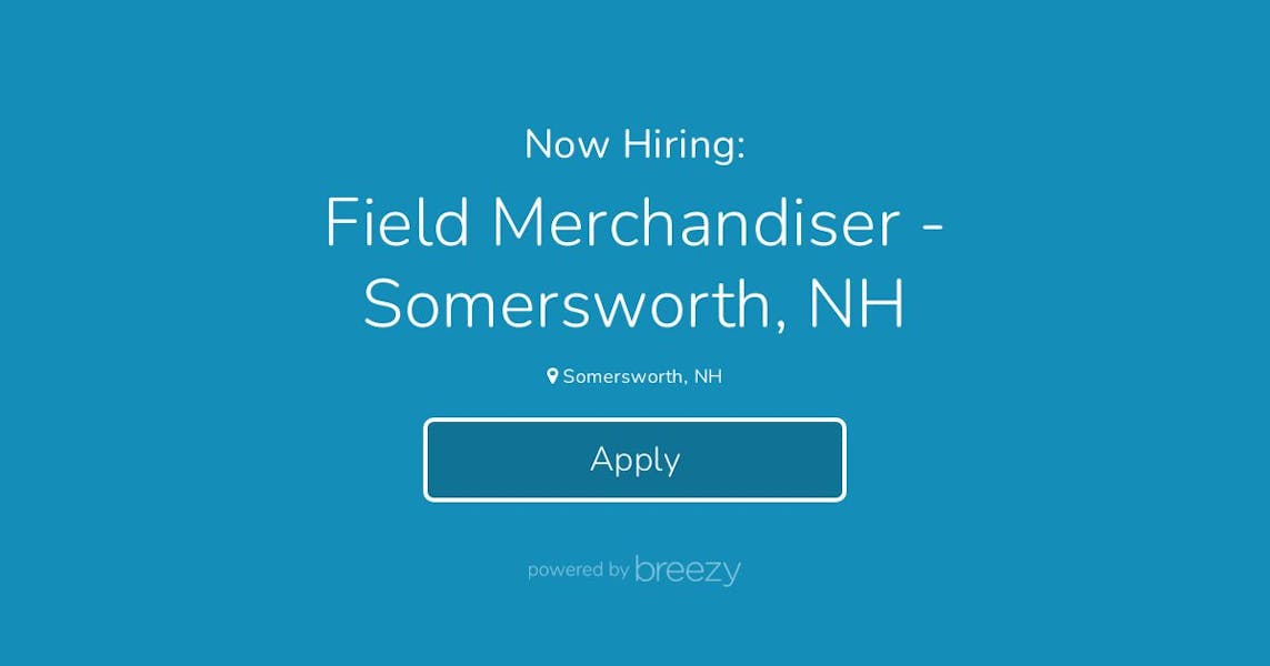 Field Merchandiser - Somersworth, NH at SRS Merchandising