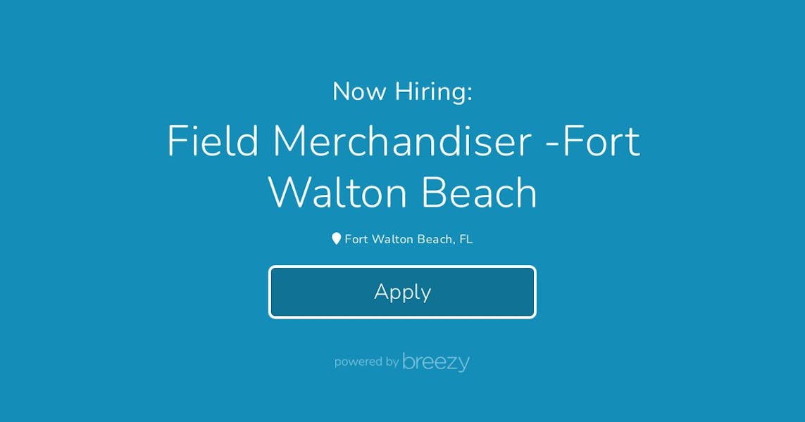 Field Merchandiser -Fort Walton Beach at SRS Merchandising