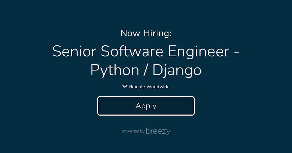 Senior Software Engineer Python Django At Blenderbox