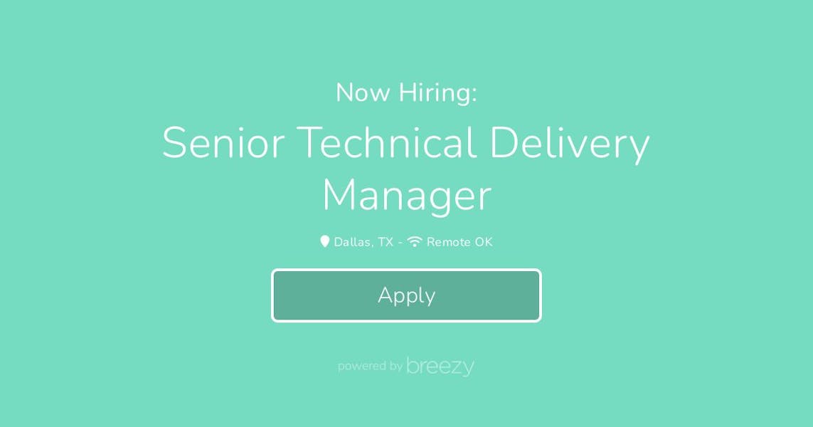 Senior Technical Delivery Manager at Apkudo, Inc.