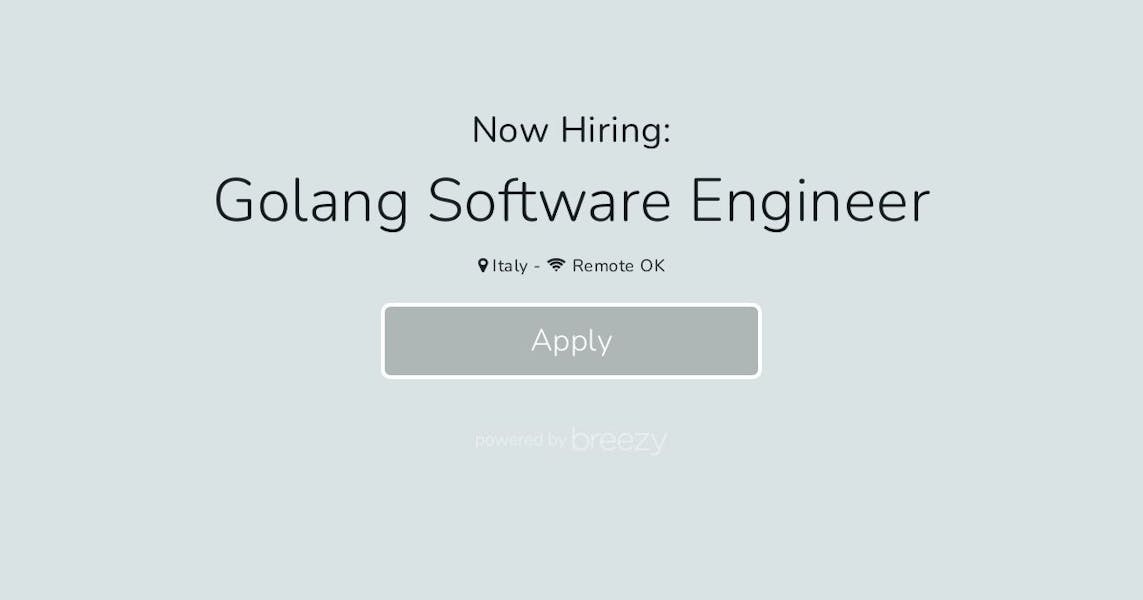 Golang Software Engineer At Arduino
