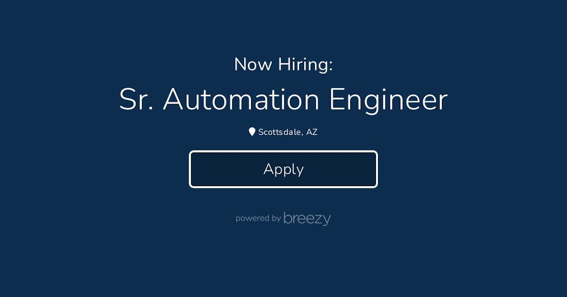 Sr Automation Engineer At Transact Campus