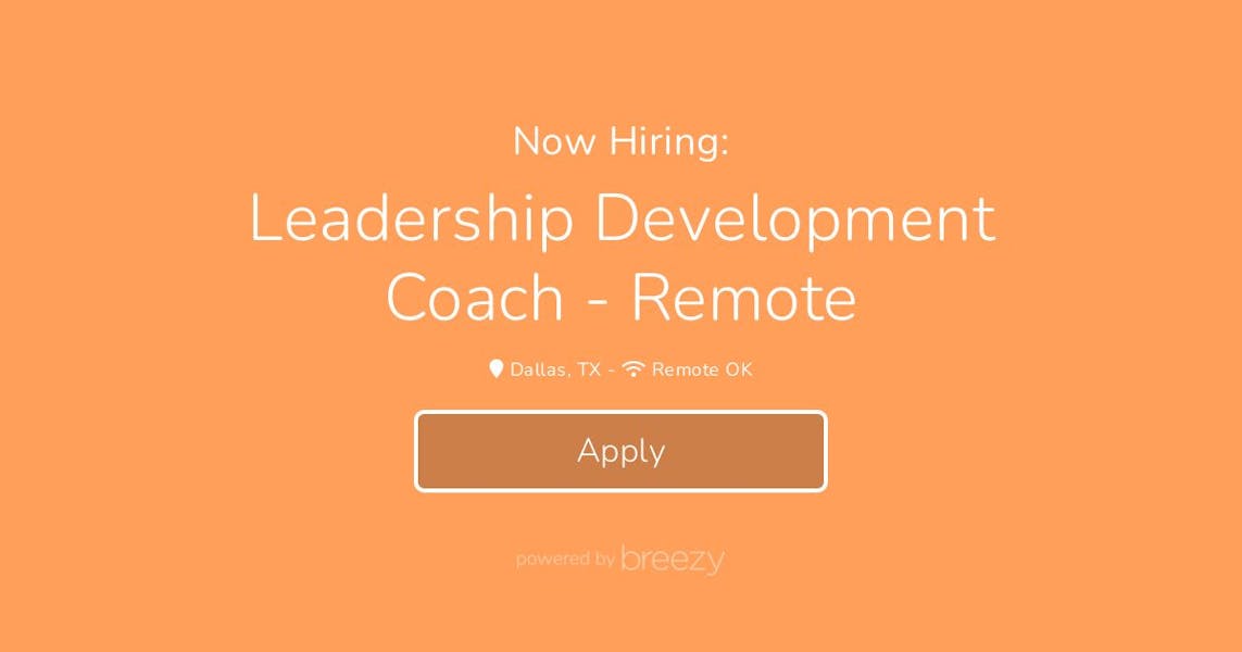 Leadership Development Coach - Remote at LEARN-LIVE-HOPE Journey LLC