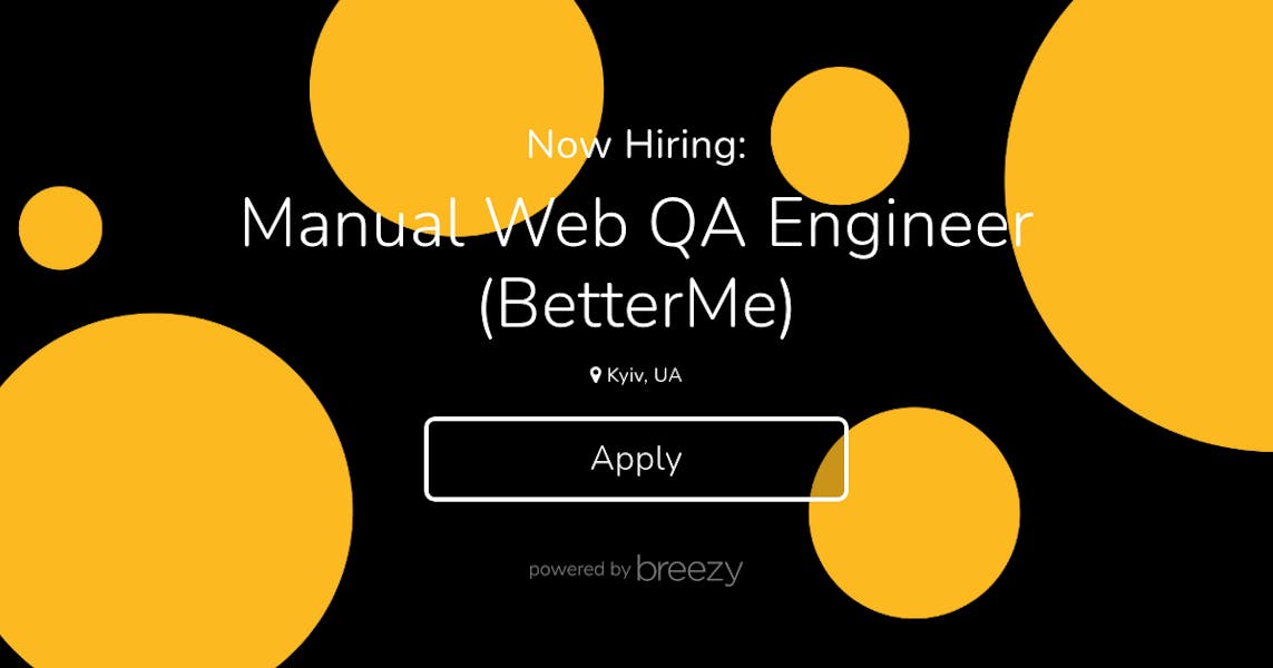 Qa Engineer Betterme At Genesis