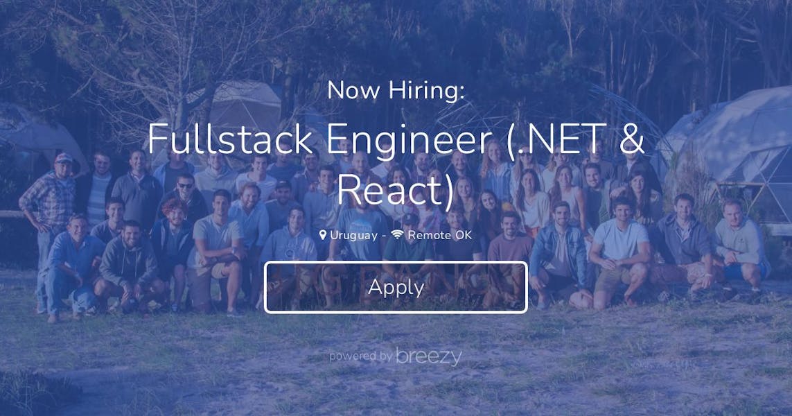 Fullstack Engineer Net And React At Montevideo Labs