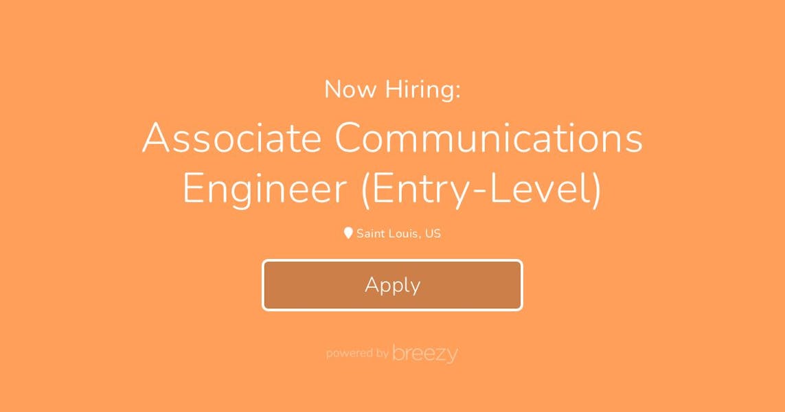 Associate Communications Engineer (Entry-Level) at Intramotev