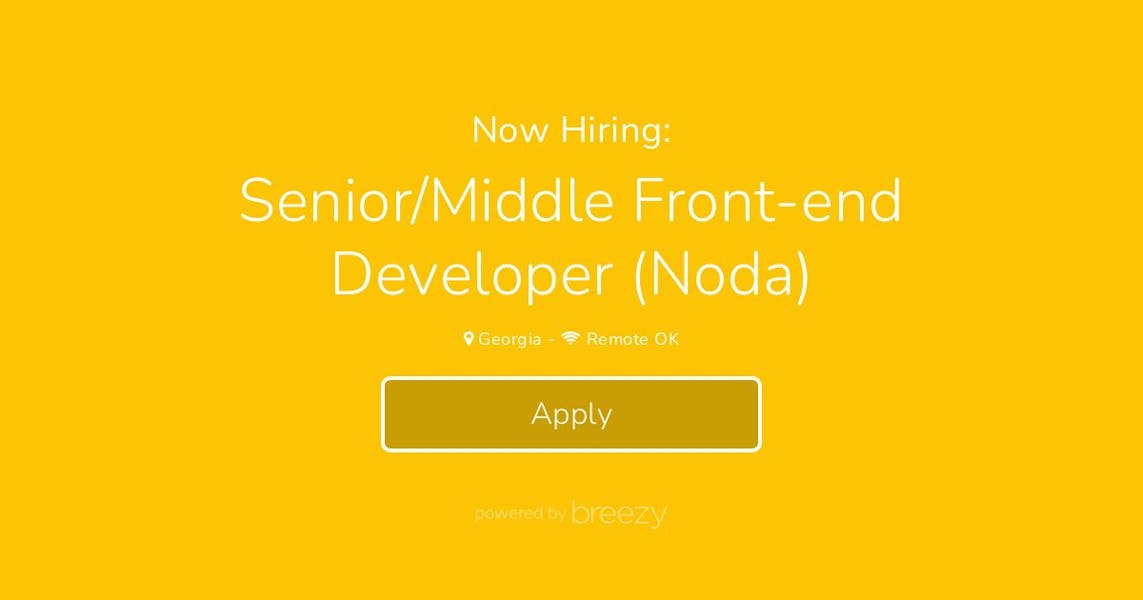 Senior/Middle Front-end Developer (Noda) at Social Discovery Group
