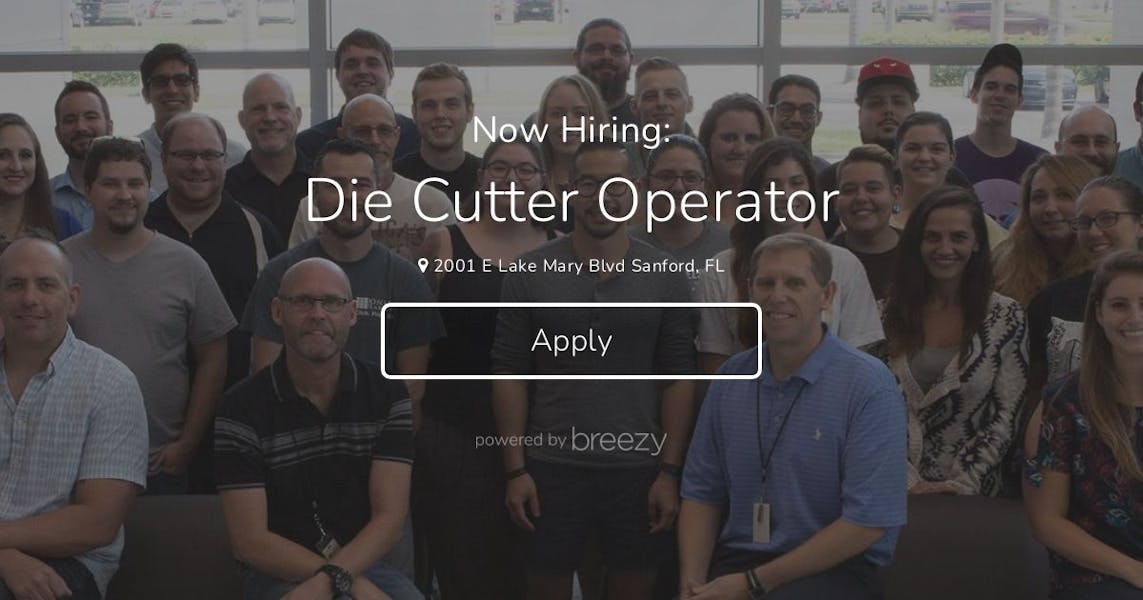 Die Cutter Operator at Online Labels Group