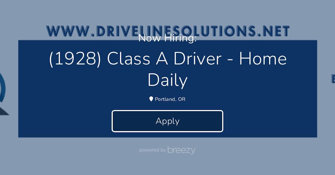 (1928) Class A Driver - Home Daily at DriveLine Solutions