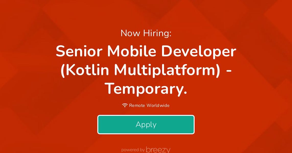 Senior Mobile Developer (Kotlin Multiplatform) - Temporary. at EX Squared LATAM