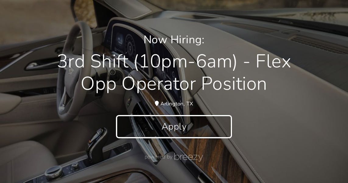 3rd Shift (10pm-6am) - Flex Opp Operator Position at International ...