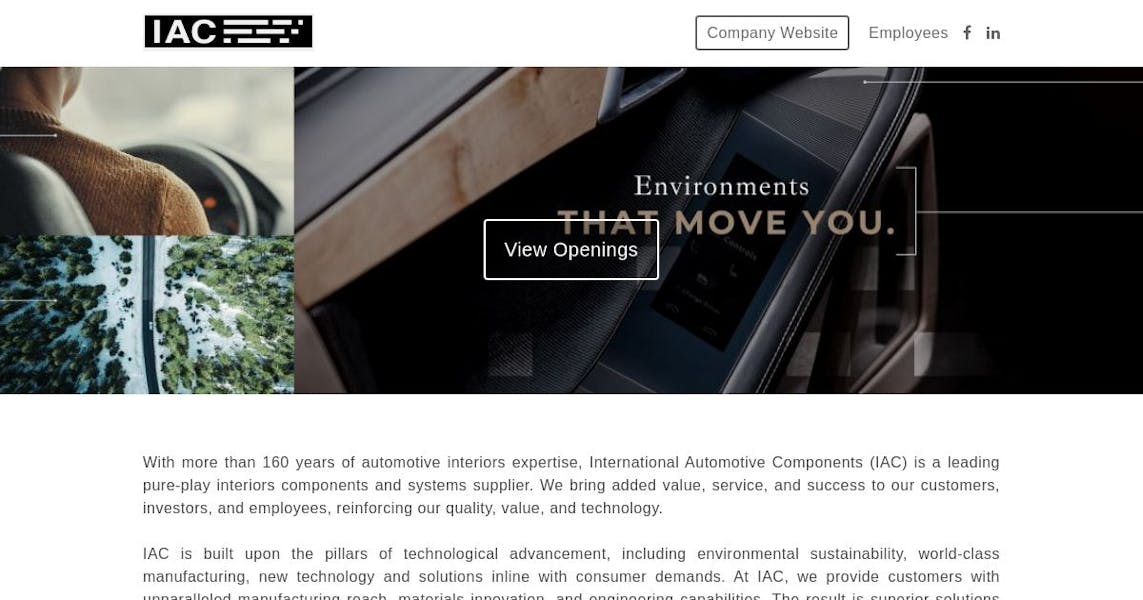 Materials Engineer II at International Automotive Components