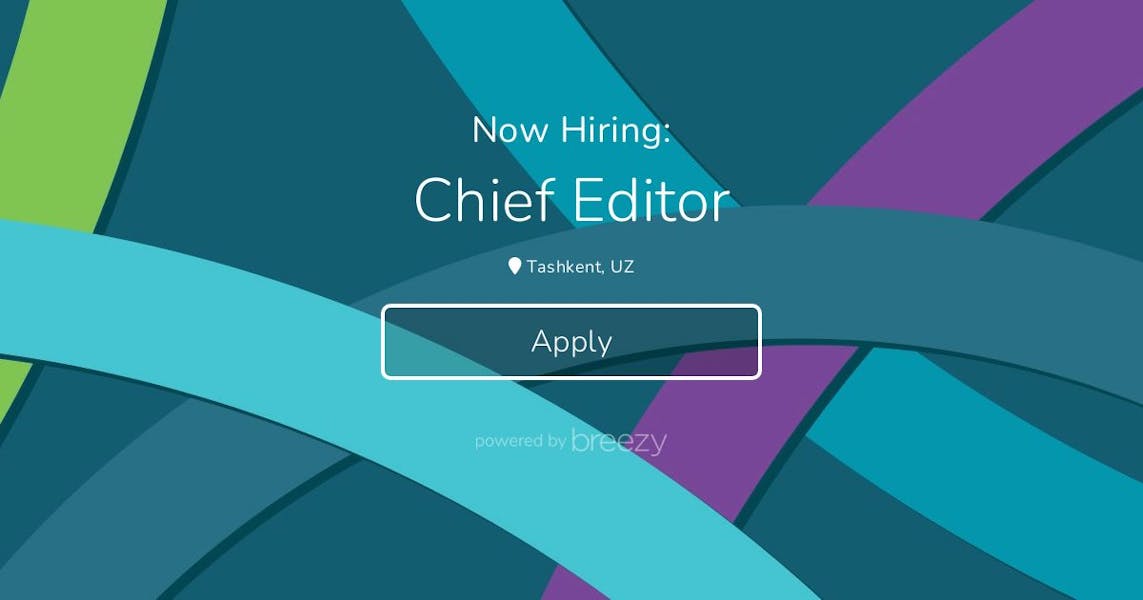 Chief Editor at TBC UZ