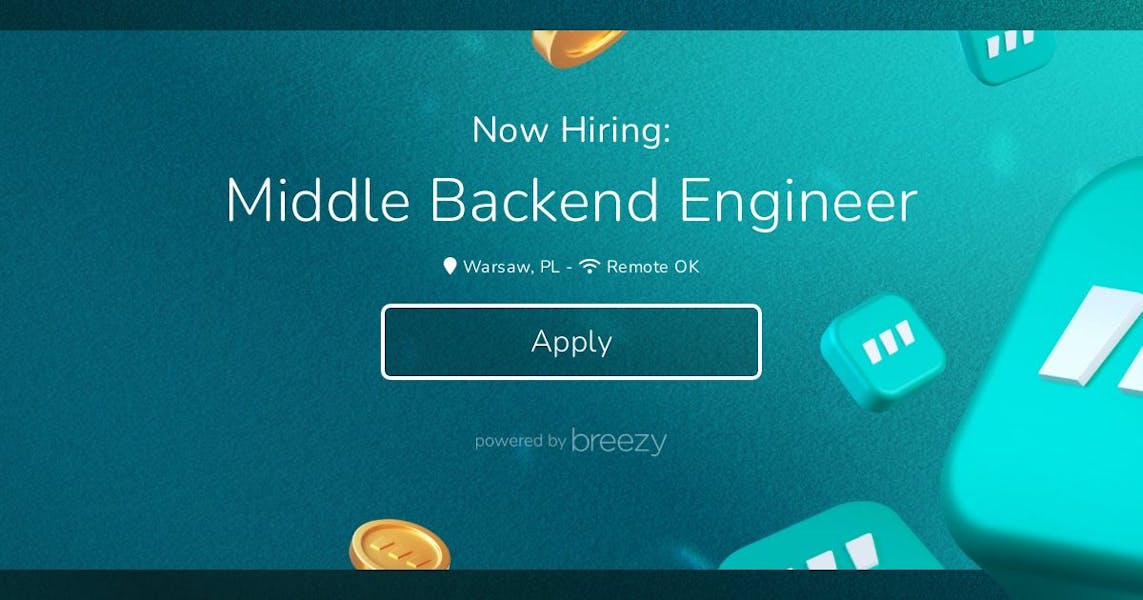 Middle Backend Engineer at 3Сommas