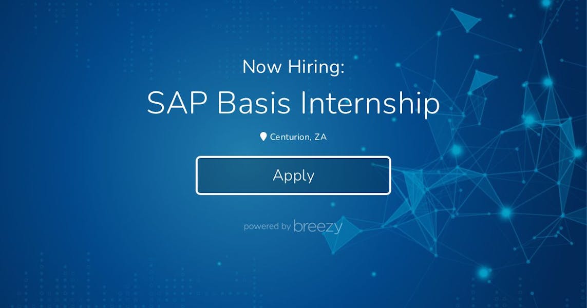 SAP Basis Internship at Westrocon