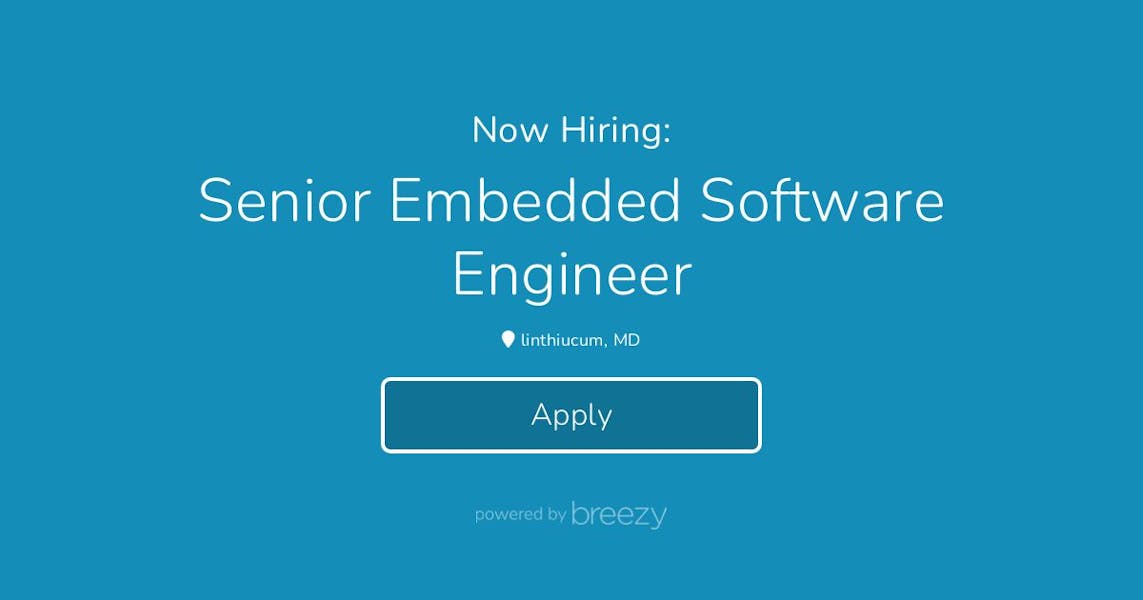 Senior Embedded Software Engineer At Hikinex