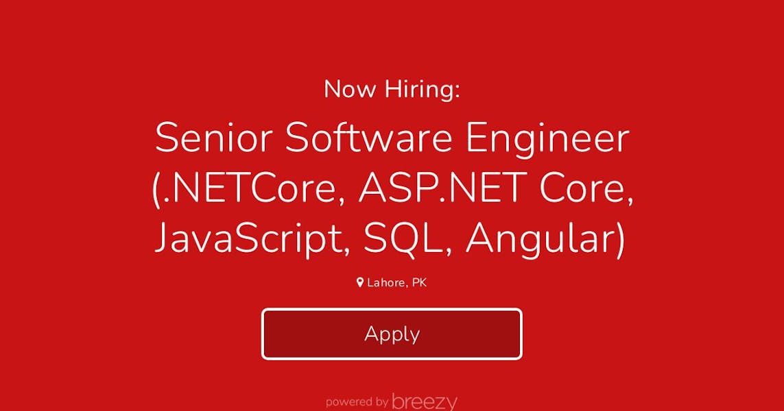 Senior Software Engineer Netcore Aspnet Core Javascript Sql Angular At Strategic Systems 
