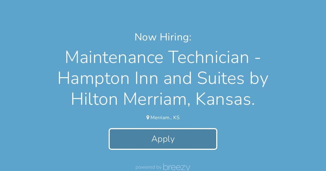 Maintenance Technician Hampton Inn And Suites By Hilton Merriam maintenance-technician-hampton-inn-and-suites-by-hilton-merriam