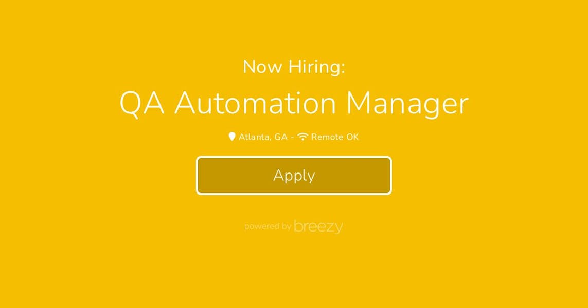 QA Automation Manager at Kaizen Analytix
