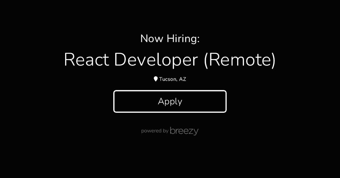 React Developer (Remote) at Everlight Solar