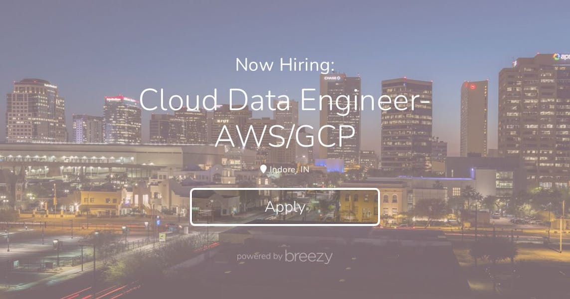 Cloud Data Engineer Awsgcp At Nucleusteq