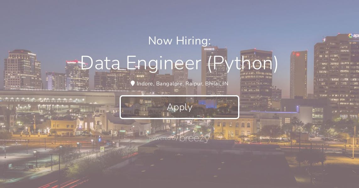 Data Engineer Python At Nucleusteq