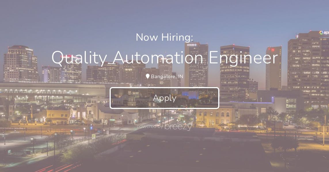 Quality Automation Engineer at NucleusTeq
