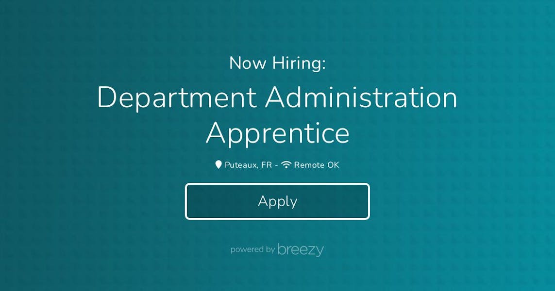 Department Administration Apprentice at Recordati Group