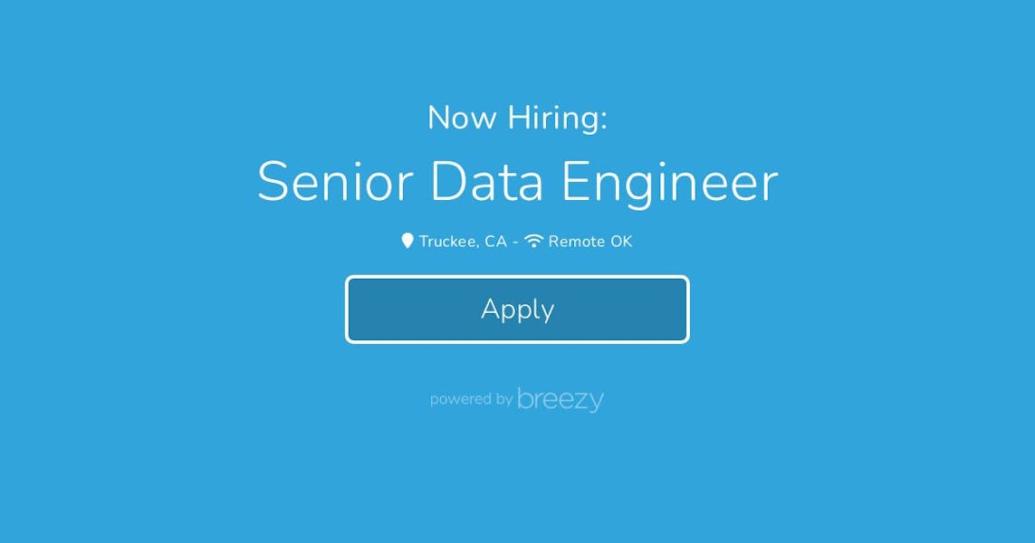 Senior Data Engineer At 1306