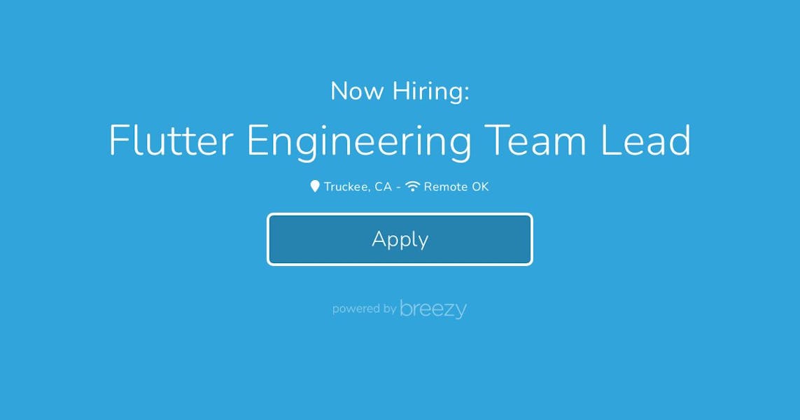 Flutter Engineering Team Lead at PropertyRadar.com