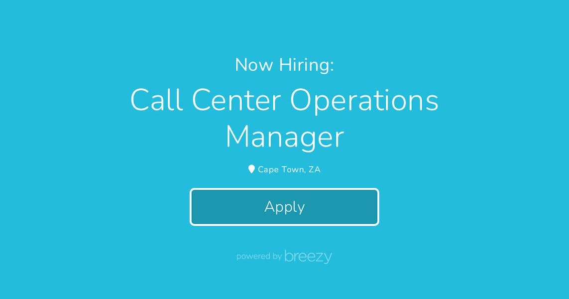 Call Center Operations Manager at 1-grid