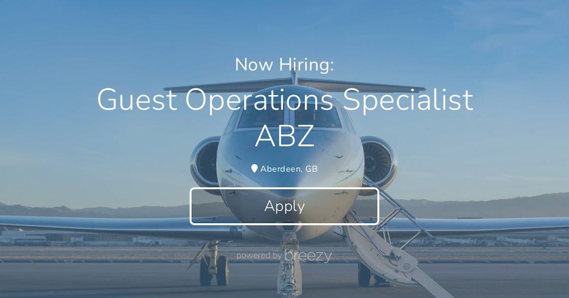 Guest Operations Specialist ABZ at Signature Aviation
