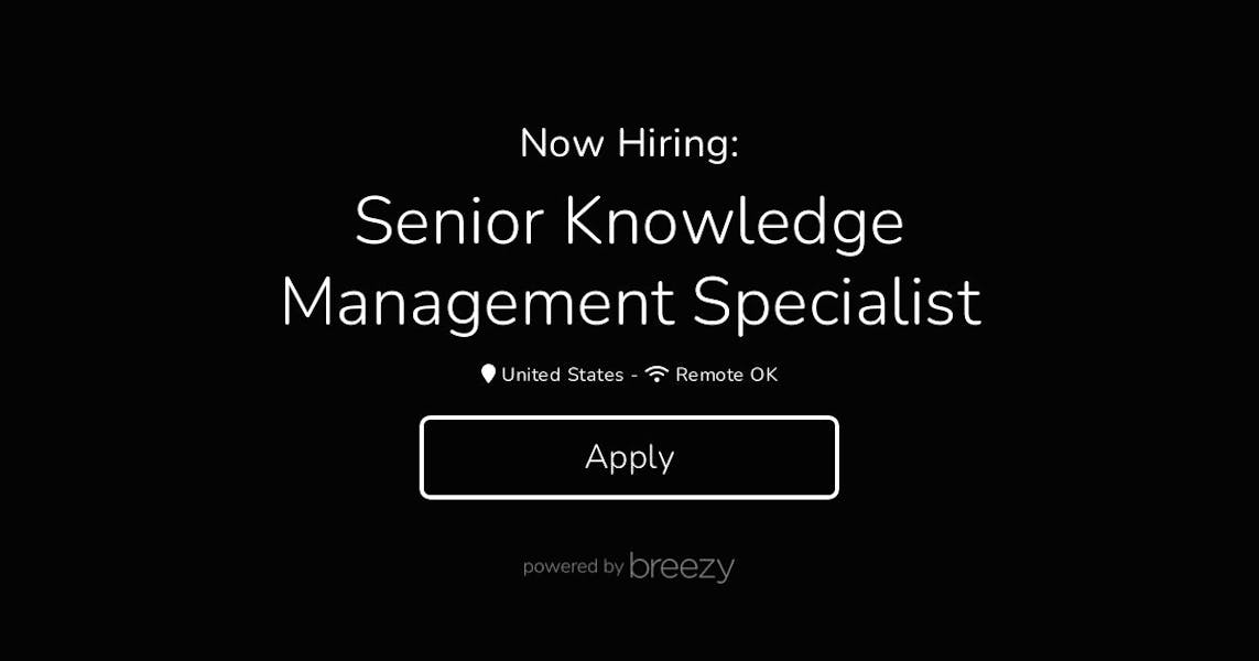 Senior Knowledge Management Specialist at INTECON