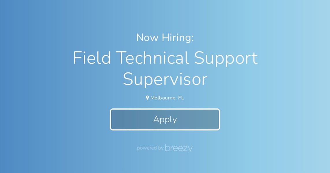 Field Technical Support Supervisor at Embraer Field Technical Support Supervisor at Embraer