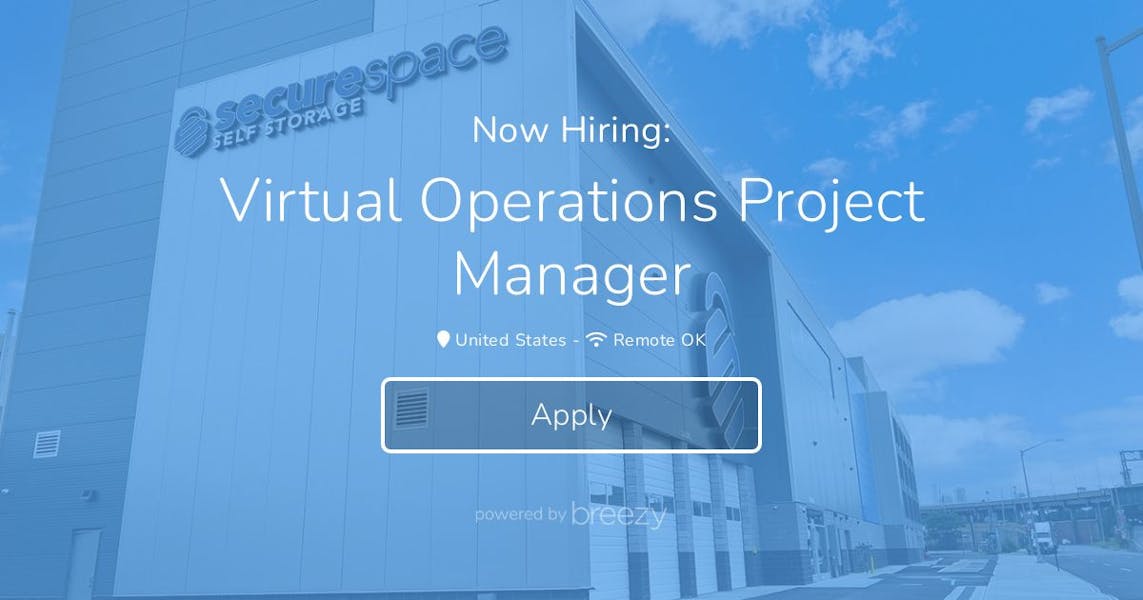 Virtual Operations Project Manager at SecureSpace Management