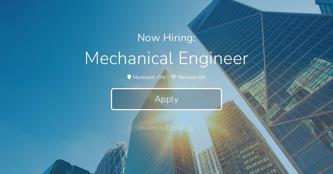 Mechanical Engineer at Sense Engineering