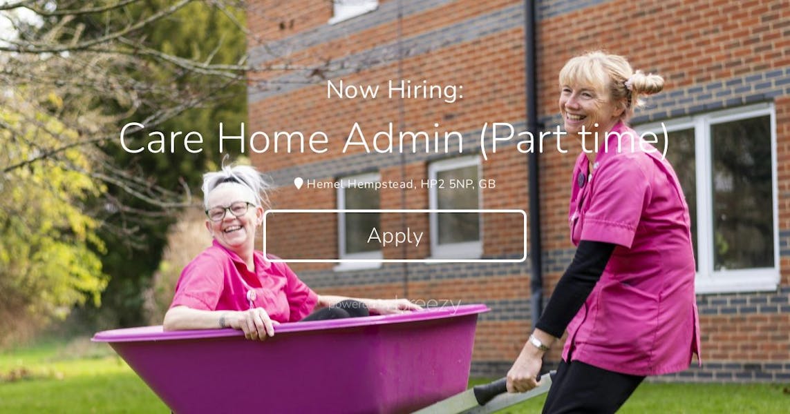 Care Home Admin (Part time) at Gold Care Homes